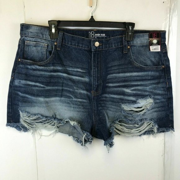NOBO | Shorts | Nobo Womens High Rise Mom Fit Blue Jean Shorts 2 New ...